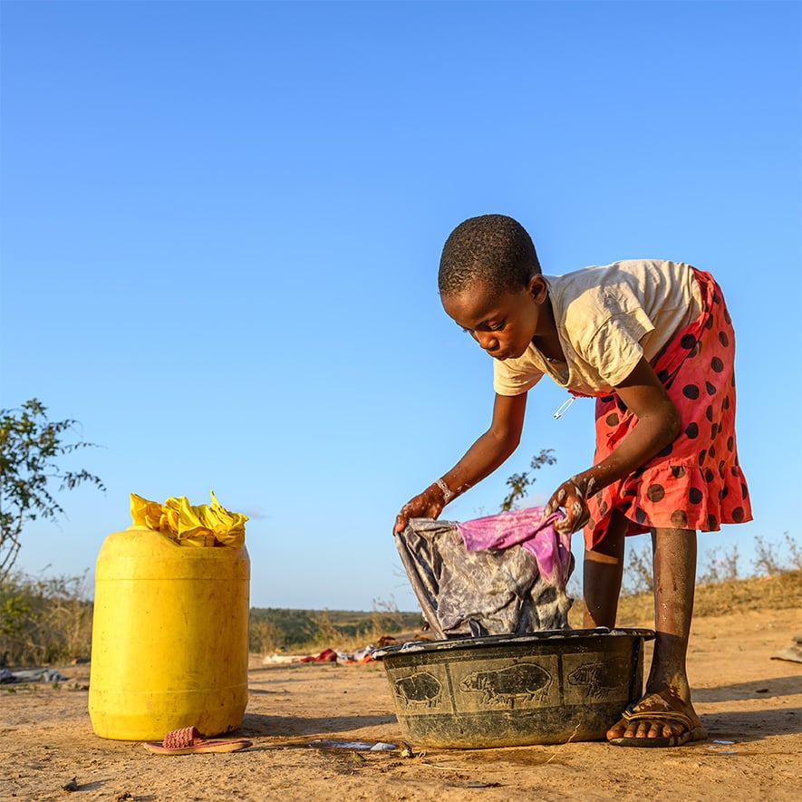 Access to clean water means a brighter future